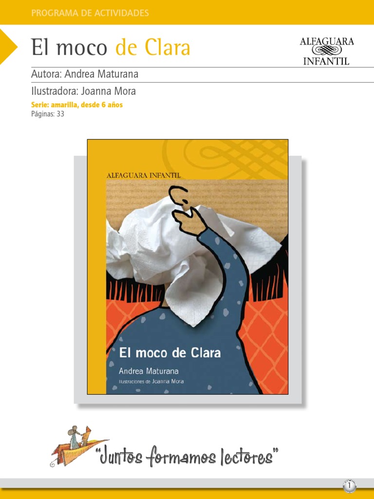 El Moco de Clara | PDF | Comprensión lectora | Cuentos