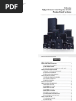 CTRL-DRIVE CW100 Series VFD English Manual V1.0 (Replicable2) | PDF | Power Supply | Power Inverter