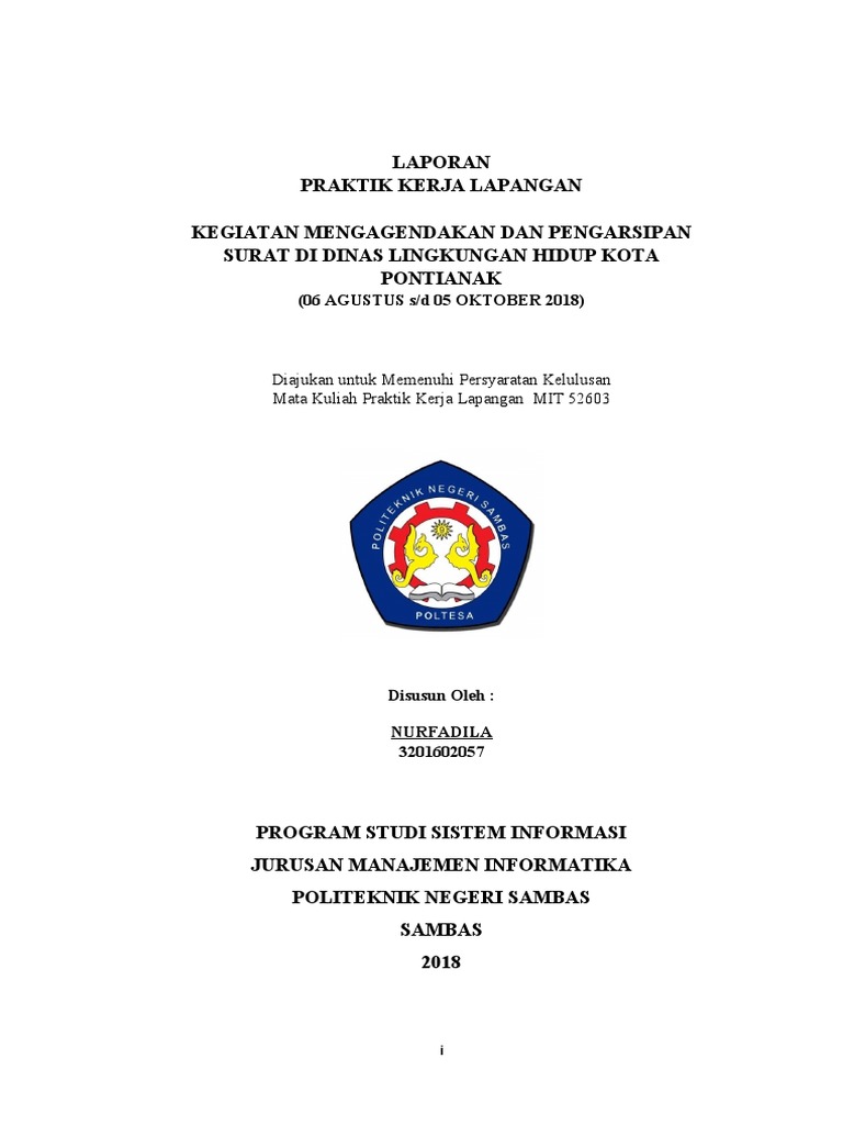 Bagian Awal Laporan | PDF