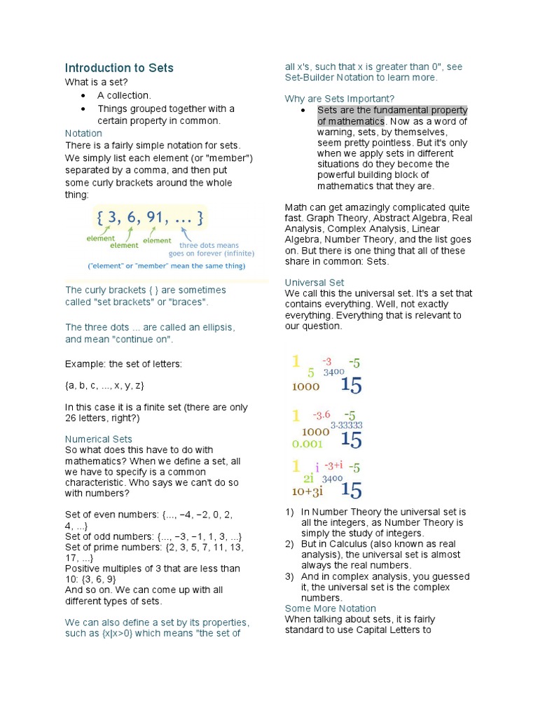 Math Reviewer. Entrance Examination | PDF | Numbers | Set (Mathematics)