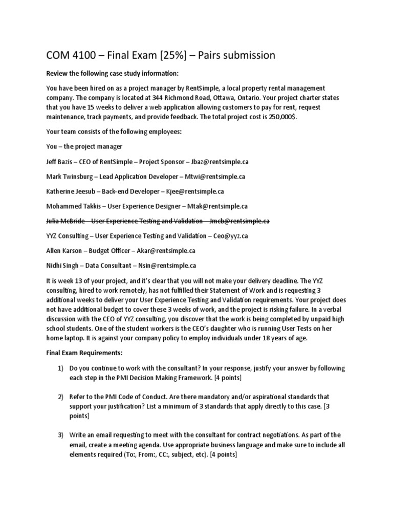 Project Delay and Consultant Dilemma | PDF | Business