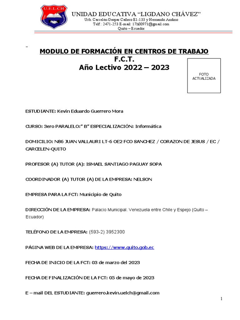 Documento de El Pana KEVIN ?? | PDF