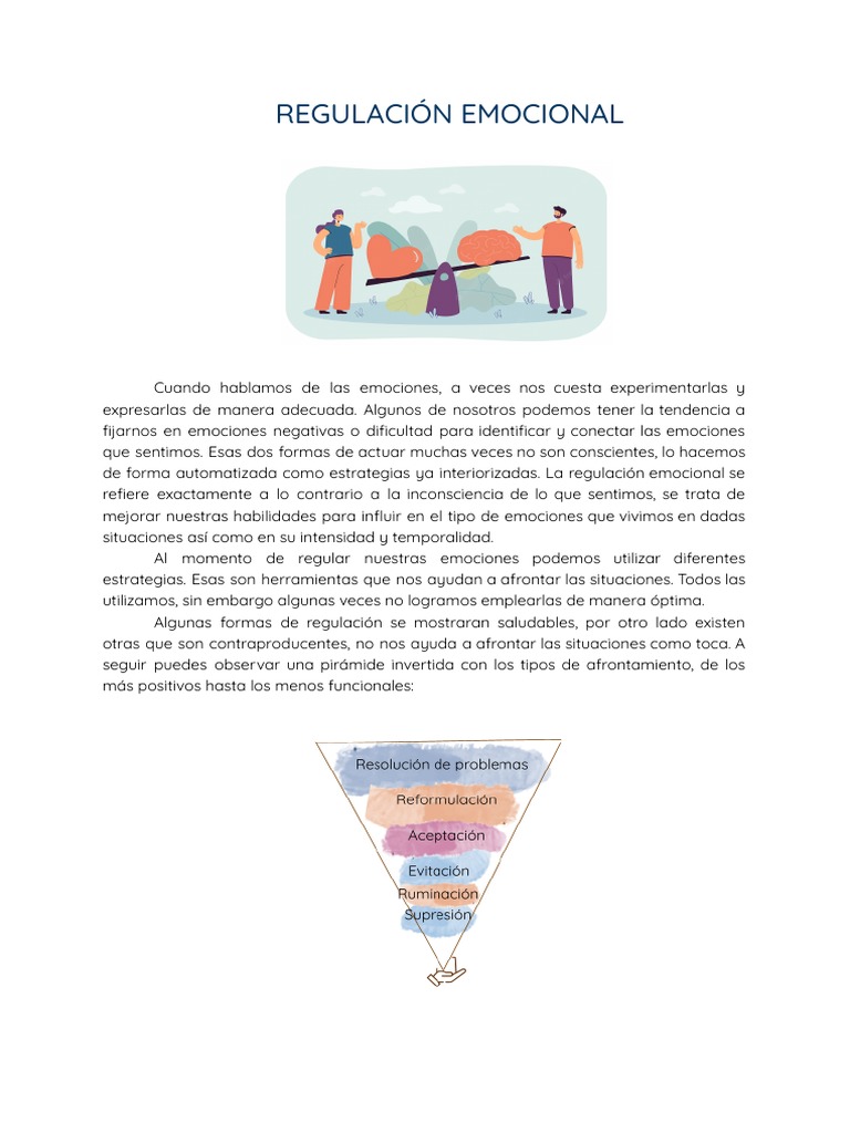 Regulación Emocional | PDF | Las emociones | Pensamiento