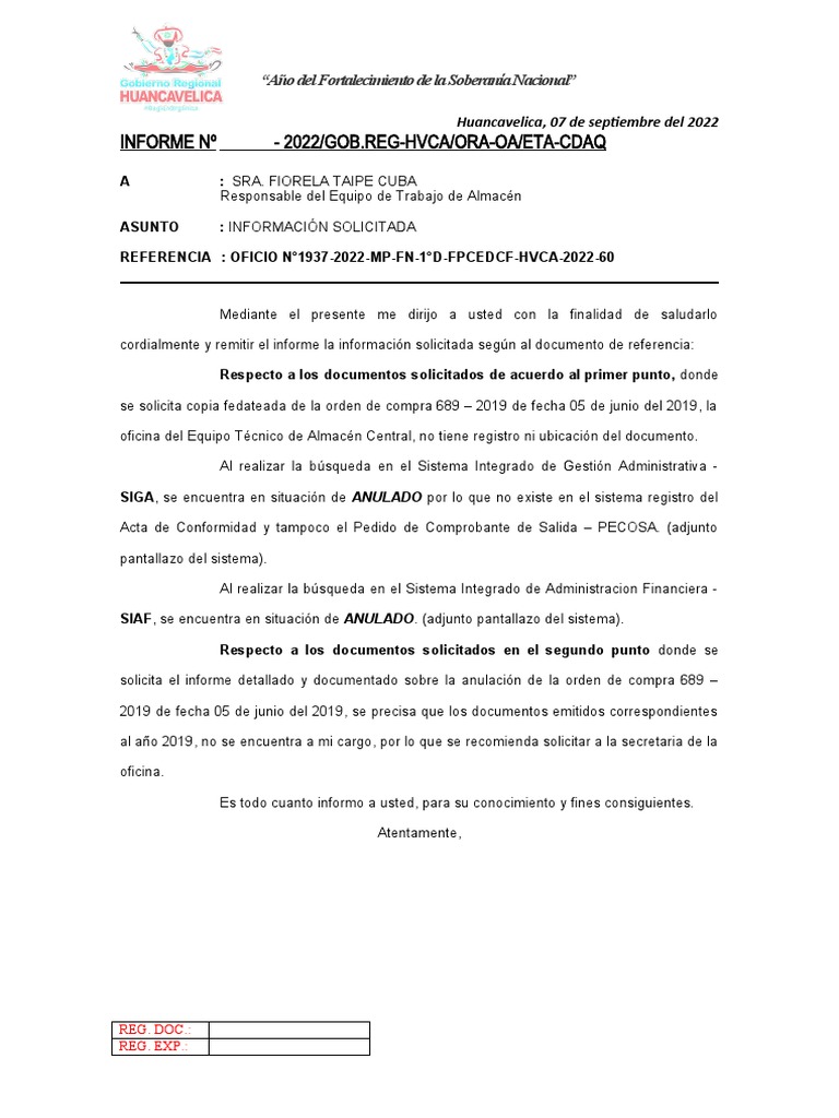 Informes 2022 | PDF | Gobierno