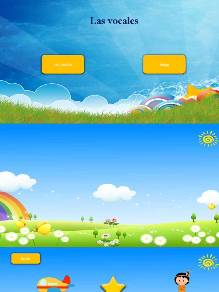 Juego Vocales Interactivas Version 2 | PDF