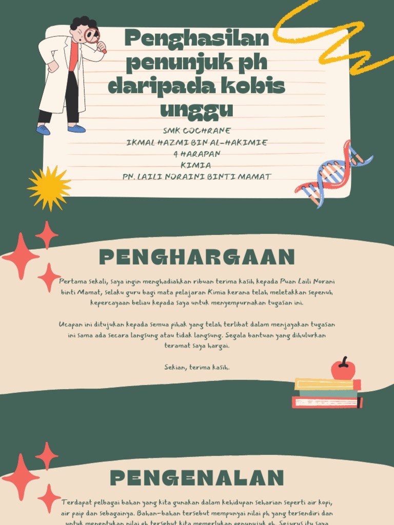 Penghasilan Penunjuk PH Daripada Kobis Unggu | PDF