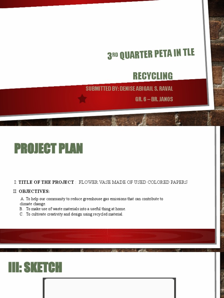 3RD Quarter PETA in TLE RECYCLING | PDF