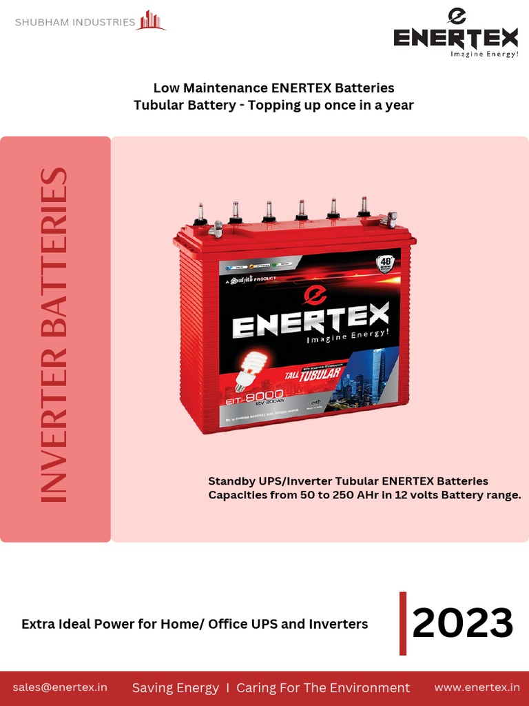 Inverter Battery Brochure | PDF | Power Inverter | Power (Physics)