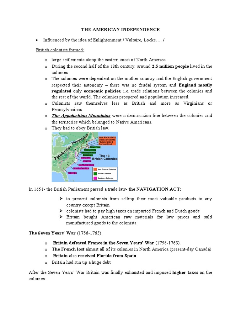 The American Revolution | PDF | United States Bill Of Rights | Thirteen ...