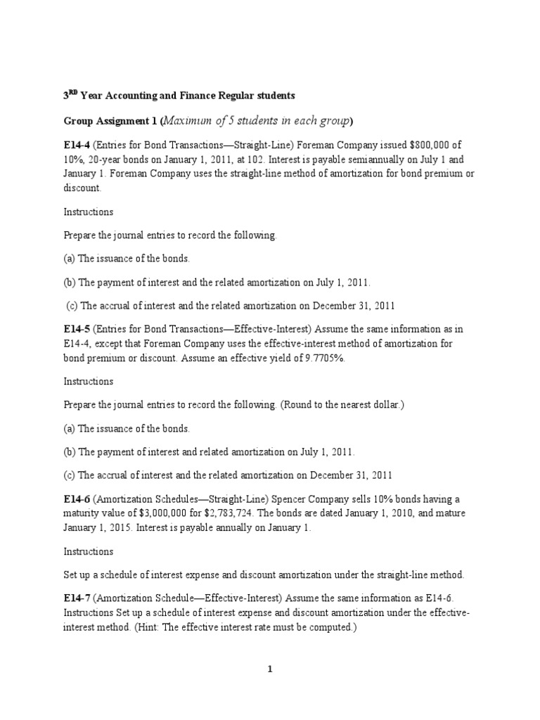 Group Assignment | PDF