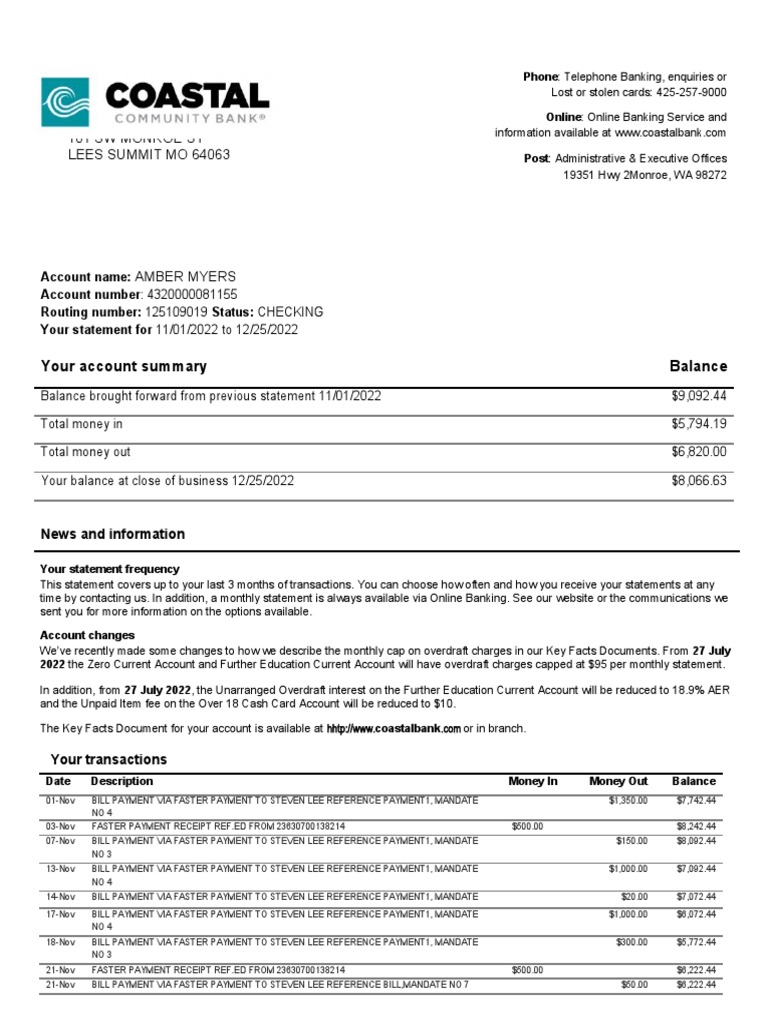 Coastalbank | PDF