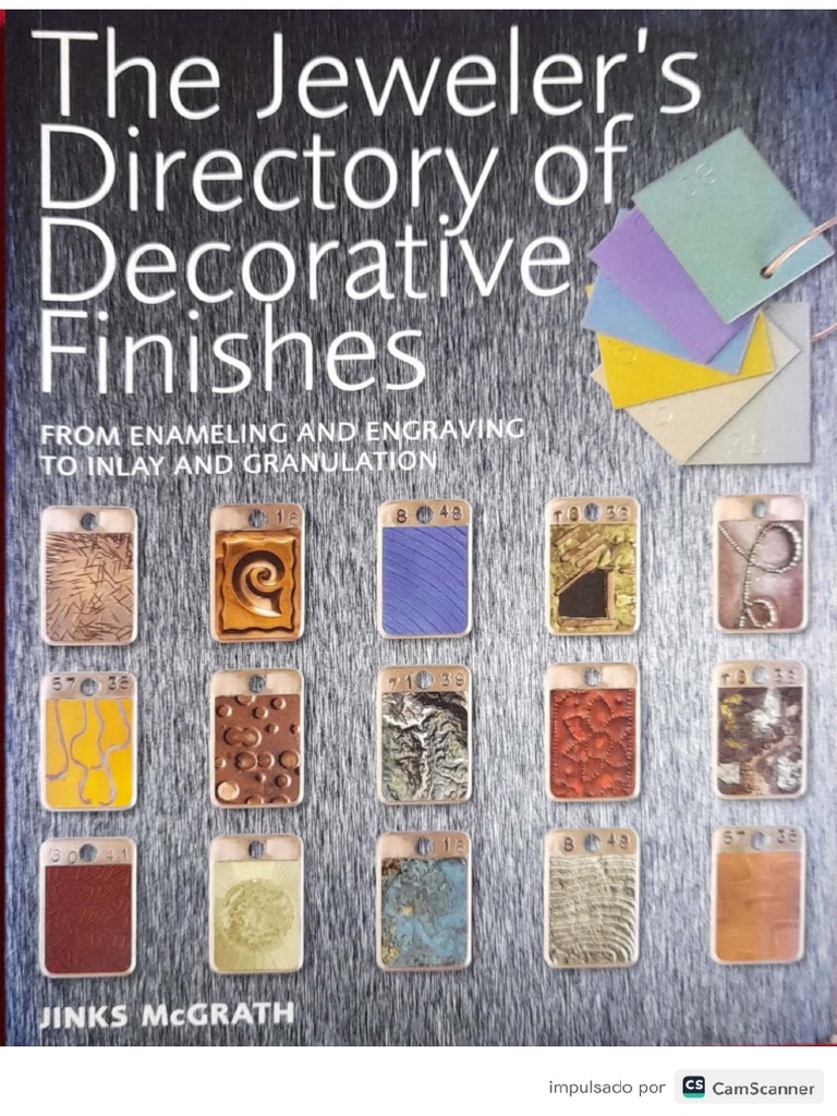 The Jeweler's Directory of Decorative Finishes | PDF