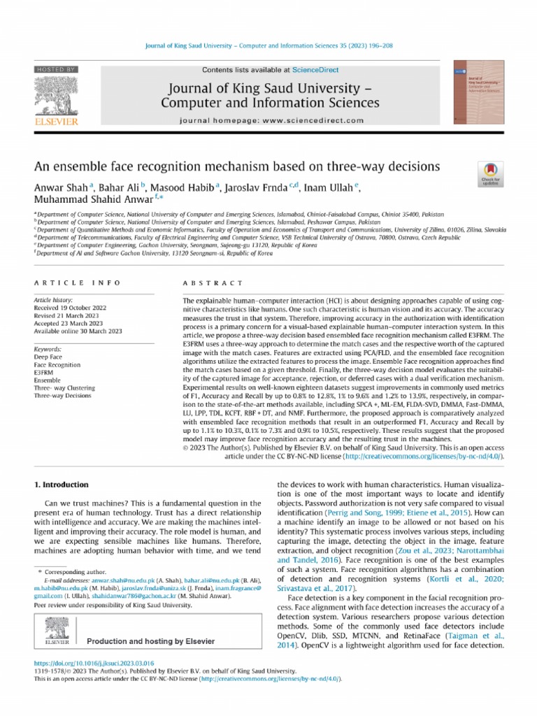 An Ensemble Face Recognition Mechanism Based On Three-Way Decisions ...