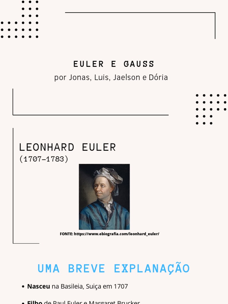 Euler e Gauss | PDF