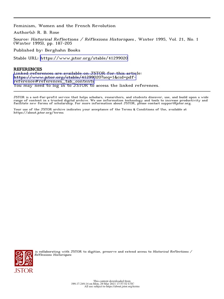 Women and The French Revolution | PDF | French Revolution | Divorce