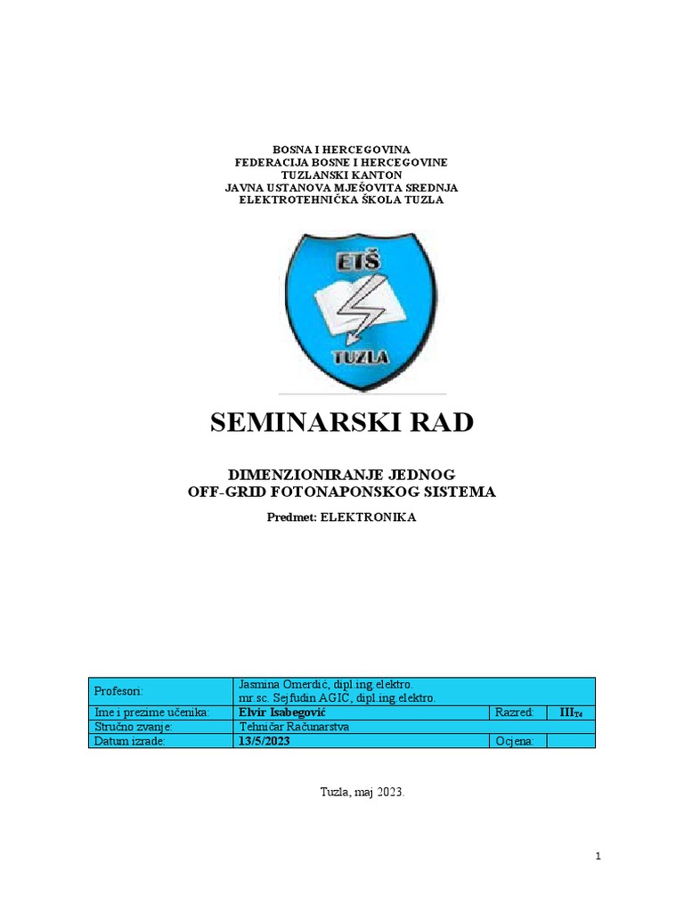 Seminarski | PDF