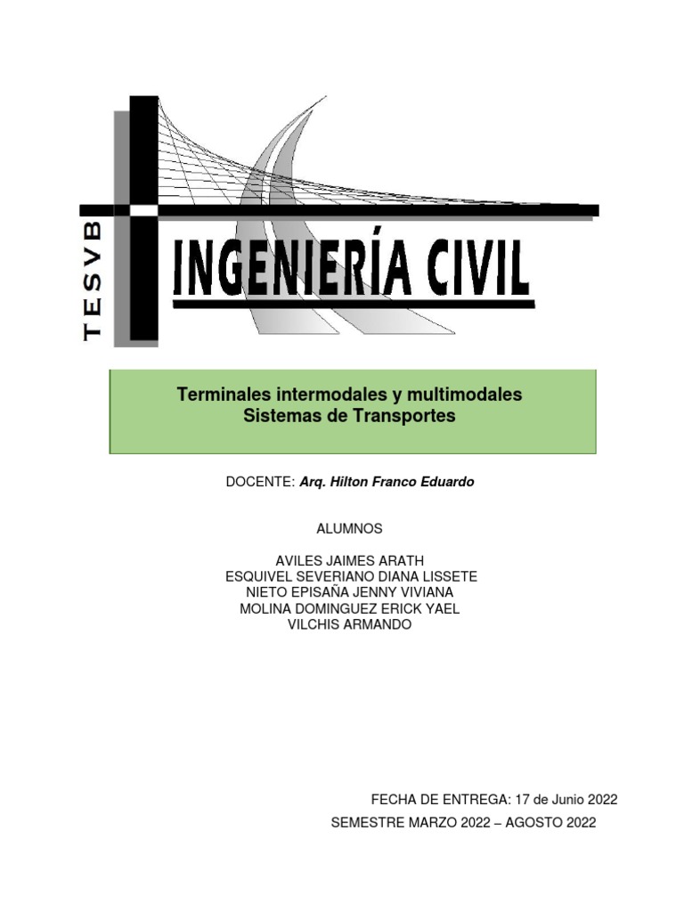 Terminales Intermodales y Multimodales en Mexico | PDF | Transporte Intermodal de Carga | Transporte