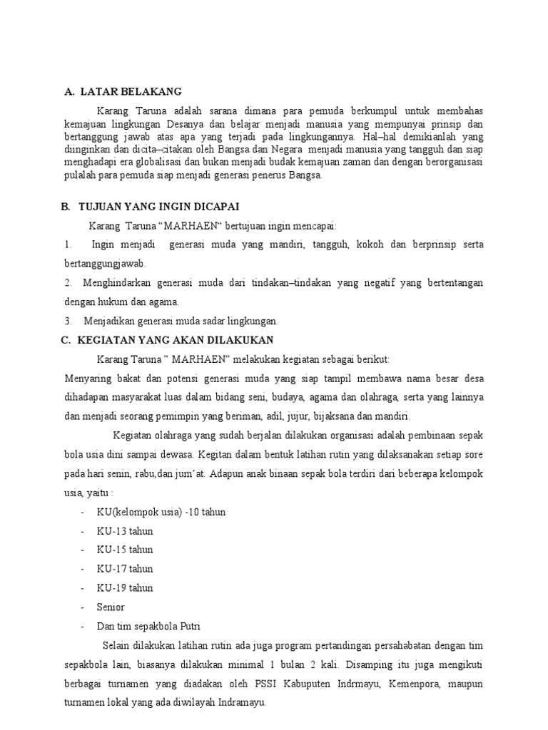 Proposal Pembuatan Jersey Pujar | PDF