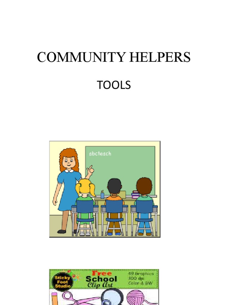Community Helpers and Tools | PDF