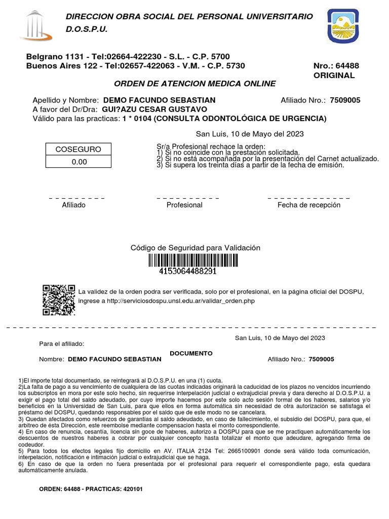 Orden DOSPU 64488 | PDF | Gobierno