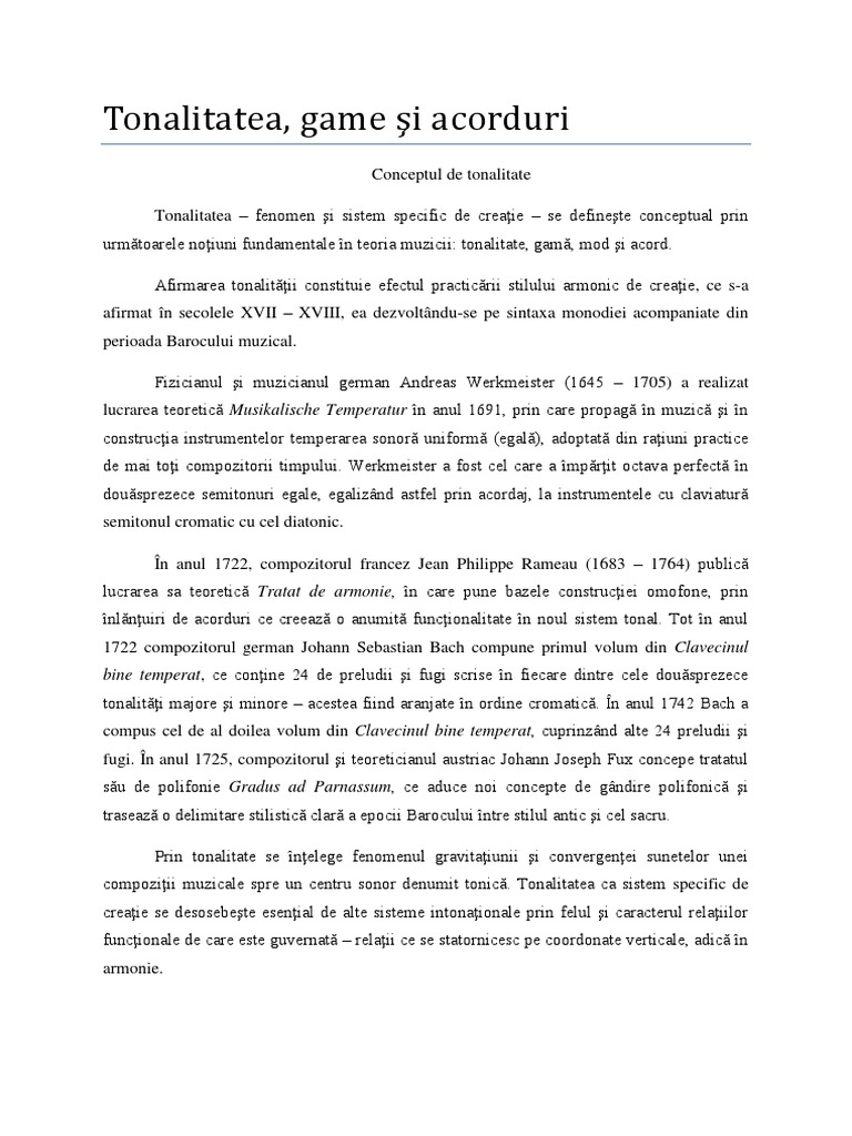 Game Si Acorduri | PDF