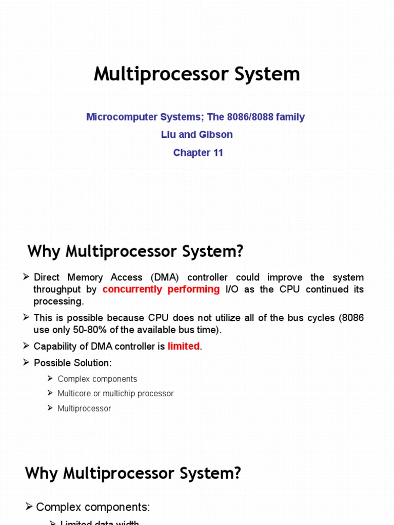 Multiprocessor System | PDF