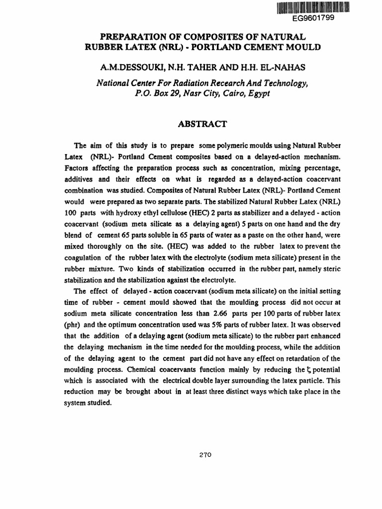 National Center For Radiation Recearch and Technology, P.O. Box 29 ...