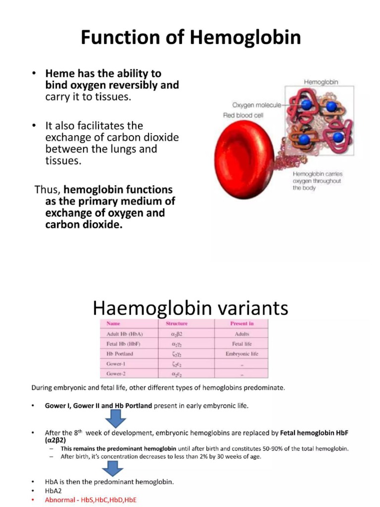 Haemoglobin ESTIMATION Presentation | PDF