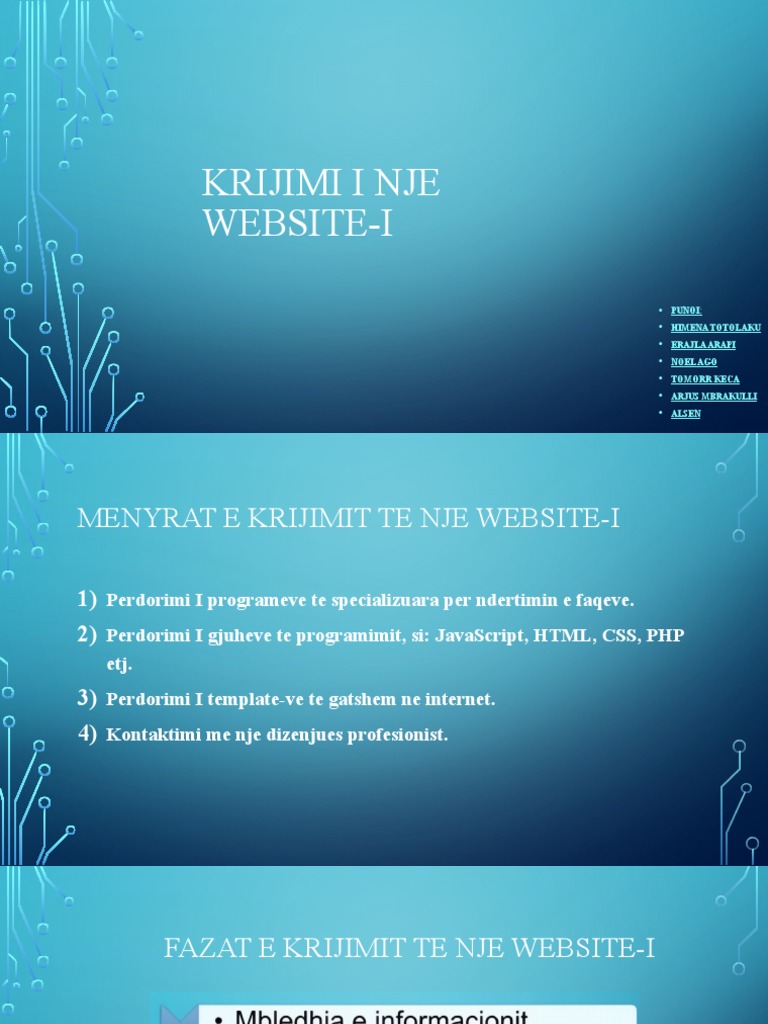 Krijimi I Nje Website-I: Punoi: Himena Totolaku Erajla Arapi Noel Ago ...