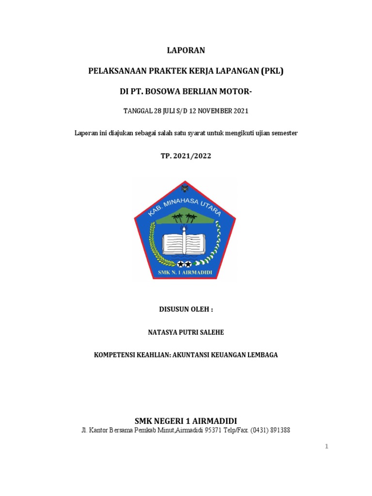 Laporan PKL (Tasyaa) - WPS Office-1 | PDF