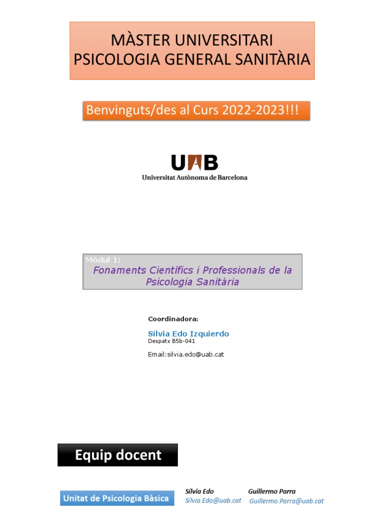 Continguts I Presentació 2022-2023 | PDF