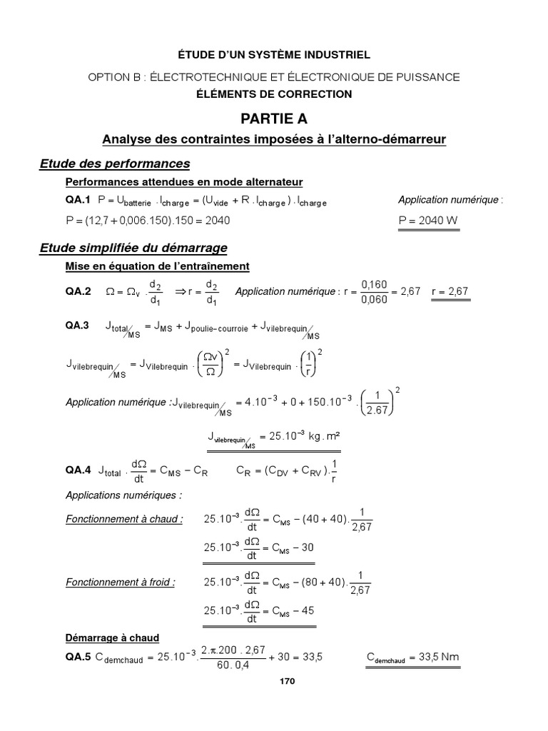 Corrige Option B 2005 | PDF