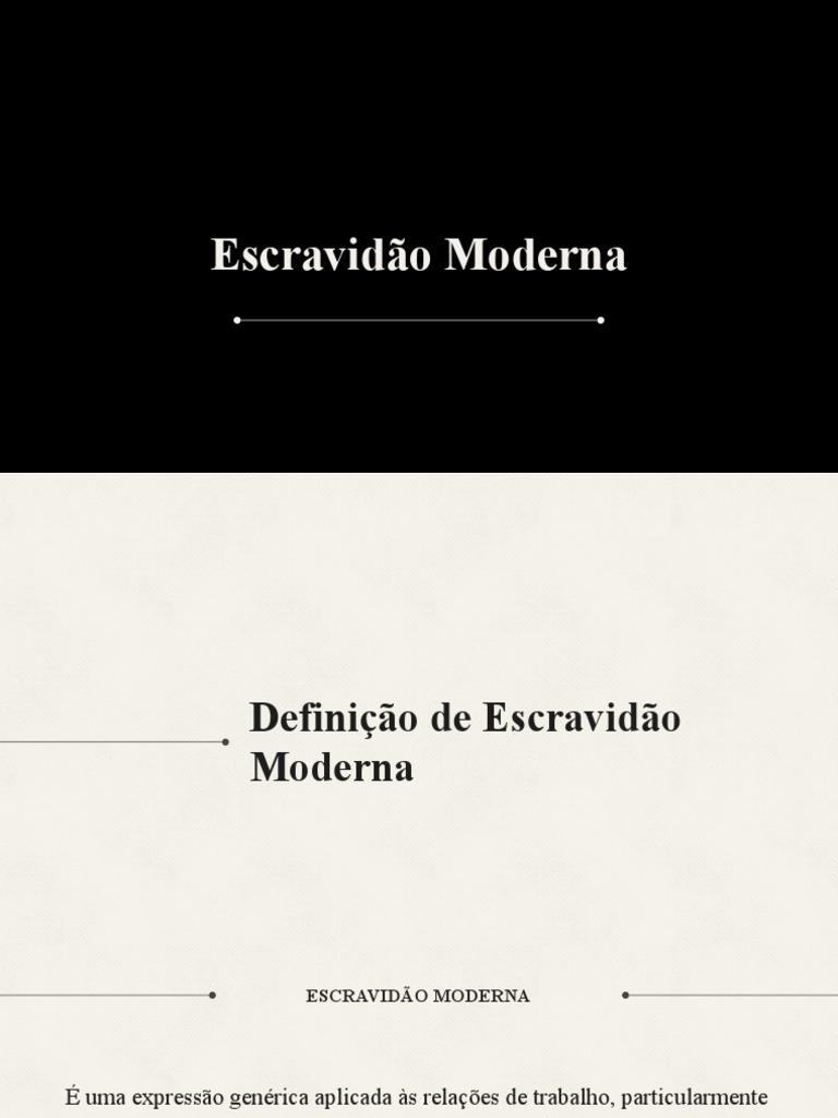 Escravatura Moderna | PDF | Escravidão | Economias