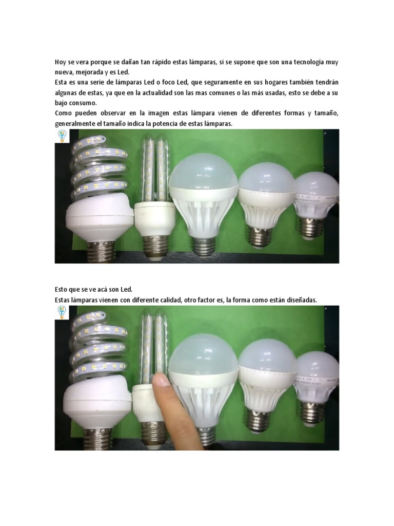 Reparar Focos Led Como Un Profesional Cd01 | PDF