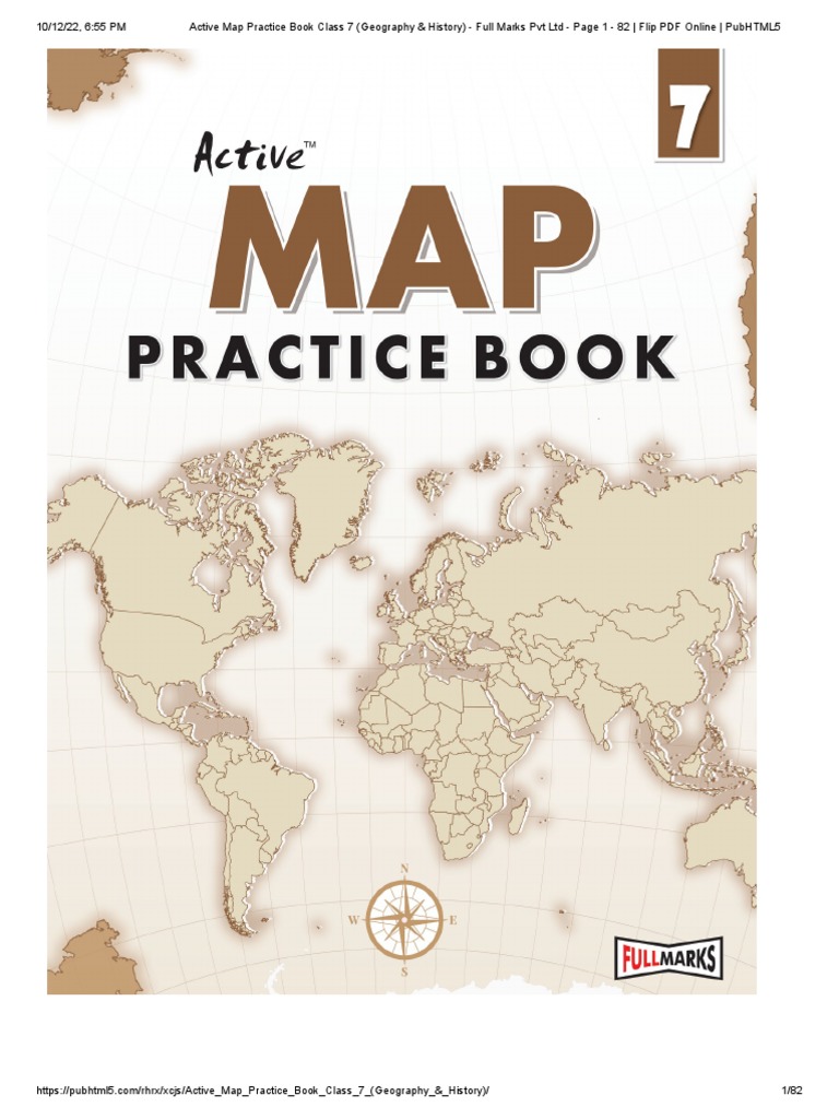 Active Map Practice Book Class 7 (Geography & History) | PDF | Geographical Technology | Geography