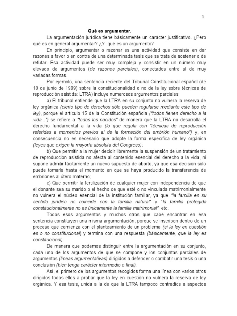 Qué Es Argumentar | PDF | Argumento | Razonamiento deductivo