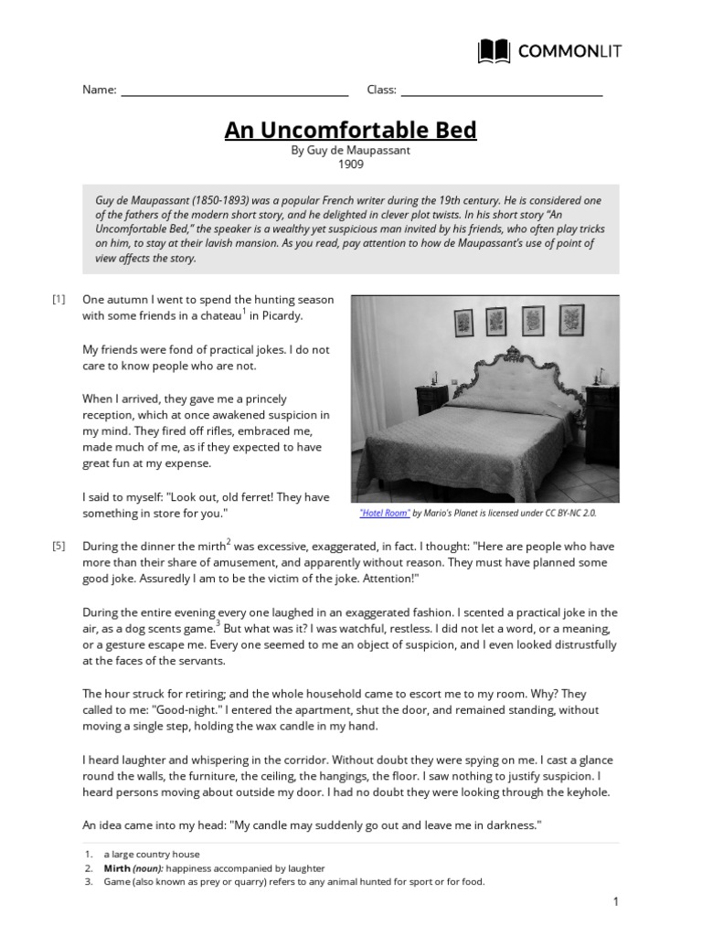 An Uncomfortable Bed: A Summary | PDF | Bed