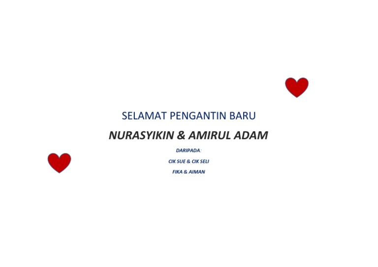 Selamat Pengantin Baru | PDF