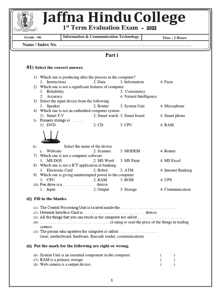 Ict Em-G6-T1-Jhc | PDF | Computer Data Storage | Input/Output