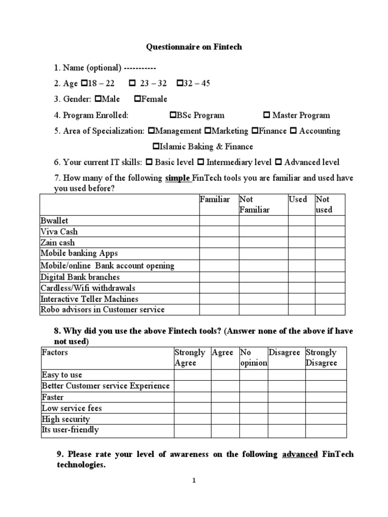 Students Survey To Be Used in Class | PDF | Banks | Computing