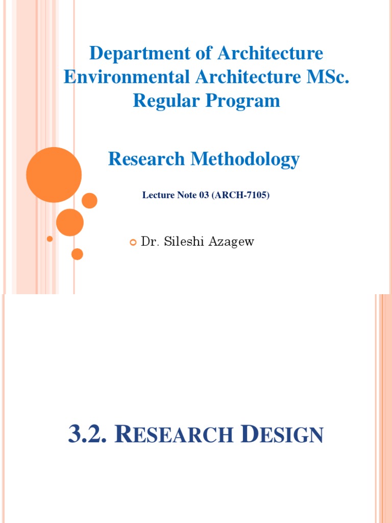Chapter 3. Research Design | PDF