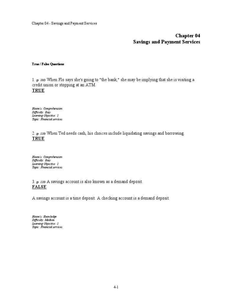 Chap 004 | PDF | Transaction Account | Cheque