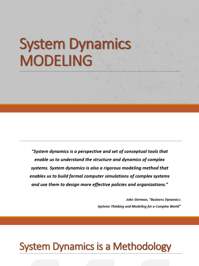 System Dynamics MODELING | PDF