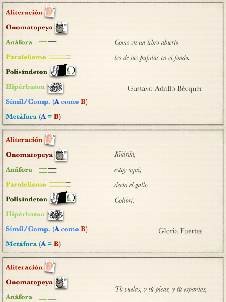 T3.2 RL Ejercicio | PDF | Recursos poéticos | Técnicas Retóricas