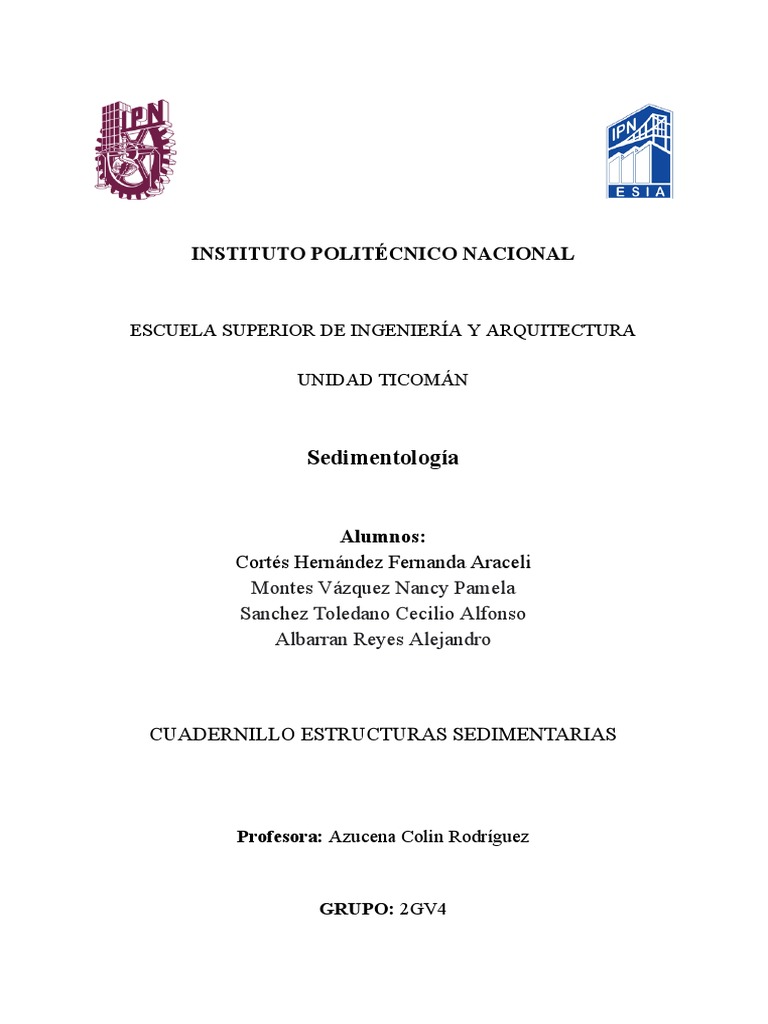 Estructuras Sedimentarias Primarias | PDF | Estrato | Roca (geología)