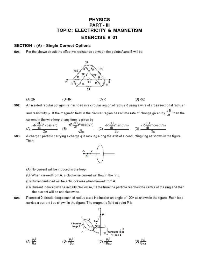 Electrodynamics Adv1 | PDF