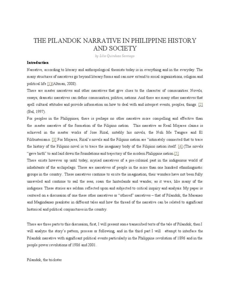 Pilandok: Tales of Cleverness and Trickery | PDF | Philippines