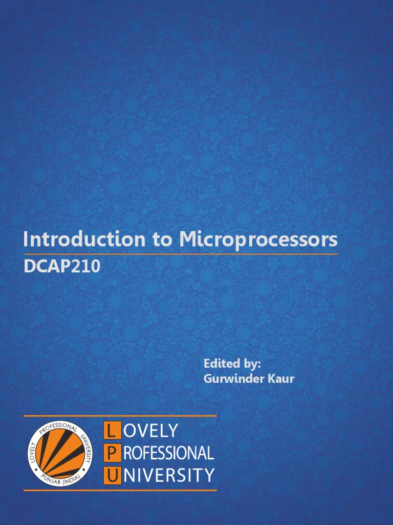 Introduction To Microprocessors | PDF
