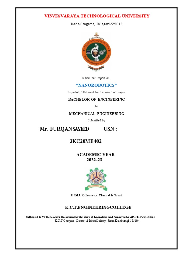 seminar front report | PDF