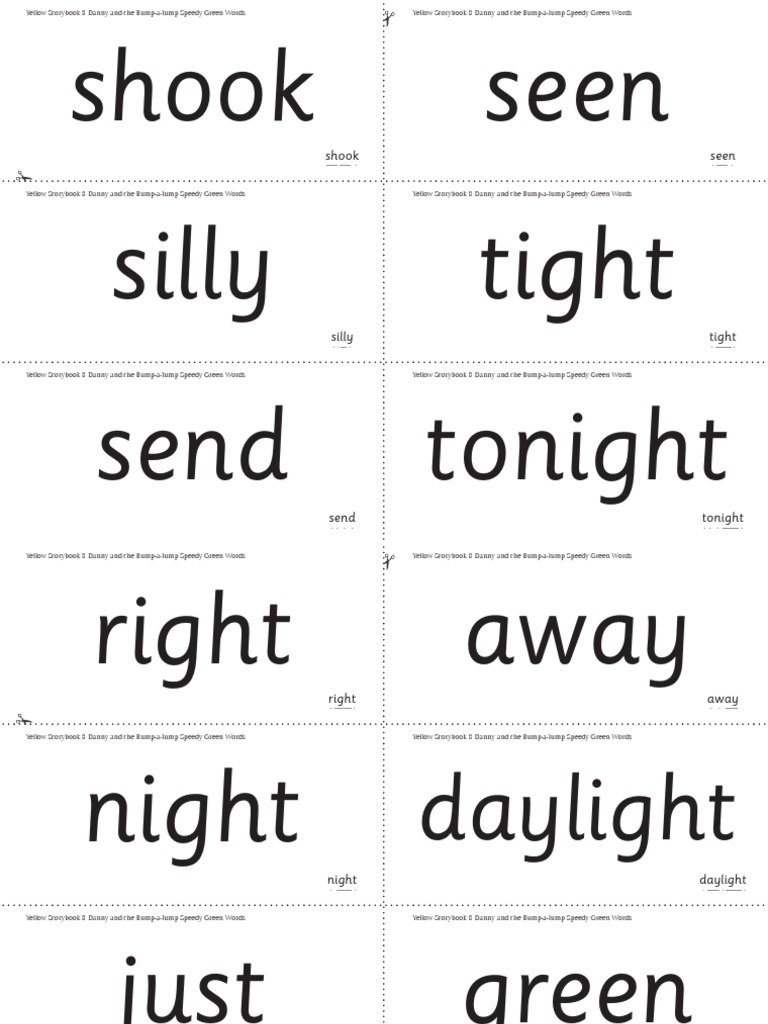 Danny and the Bump-a-lump Words | PDF | Language Arts & Discipline ...